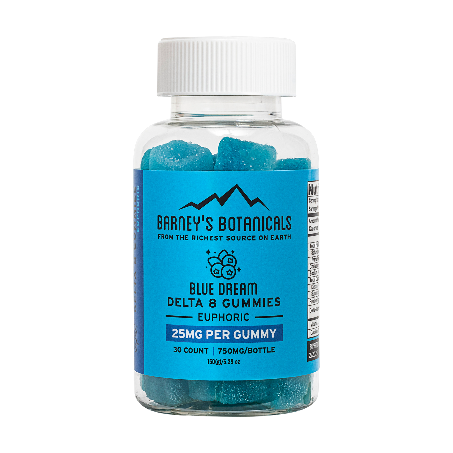 25mg Delta 8 Terpene Infused THC Gummies - Blue Dream | 30 Count – Proleve Distribution